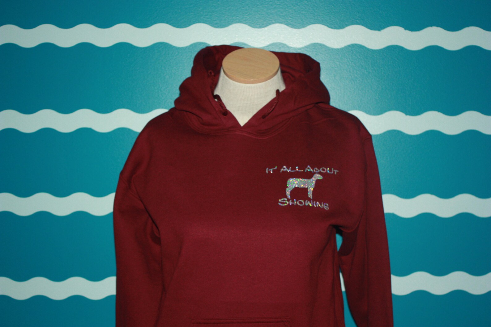 Show Lamb Hooded Sweatshirt - Livestock Hoodie Sweatshirt - Show Lamb ...