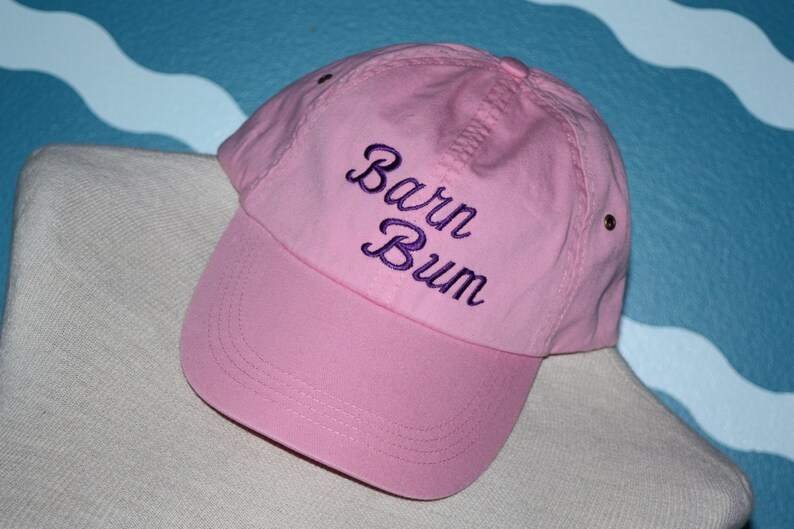 Barn Bum Baseball Cap - Youth Girl's Ball Cap - Custom Barn Hat for ...