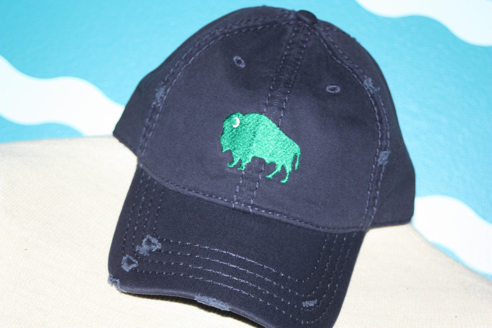 Custom Baseball Cap - Buffalo Embroidered Baseball Cap - Great Custom ...