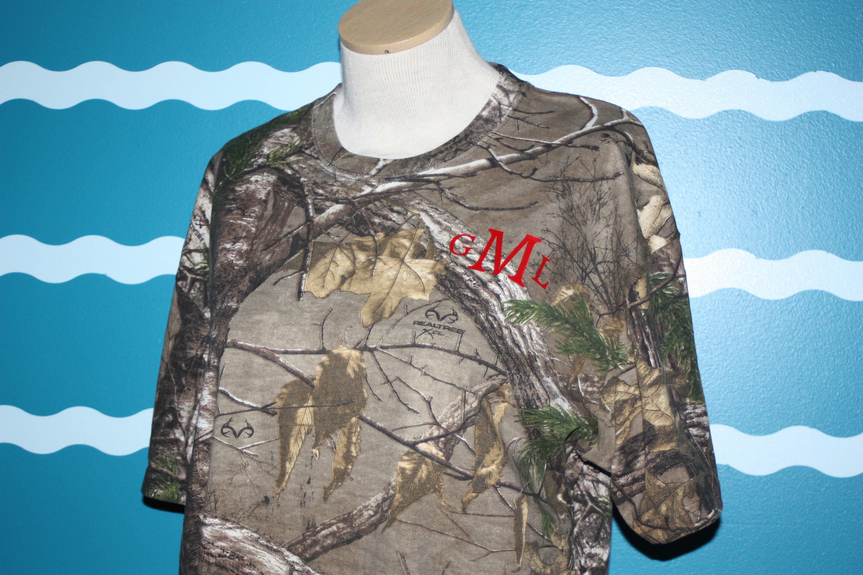 Camo Monogrammed Shirt - Personalized Camouflage Shirt - Monogrammed ...