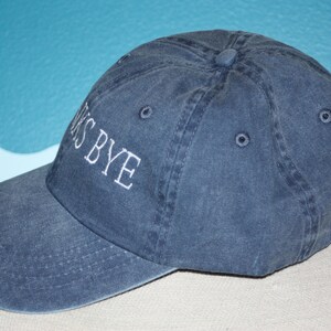Baseball Cap - Custom Embroidered Ball Cap - Thanks Bye Baseball Hat ...