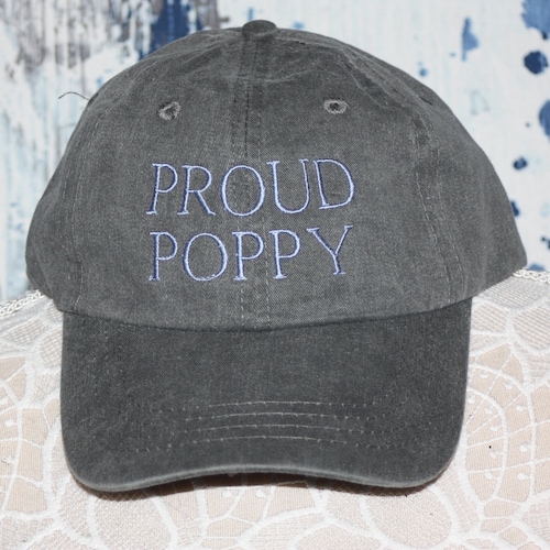 Embroidered Poppy Hat Custom Poppy Baseball Cap | Etsy