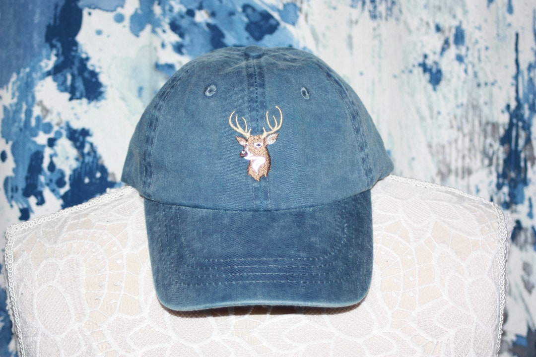 Embroidered Fish Baseball Cap Custom Embroidered Ball Cap Fishing Hat ...