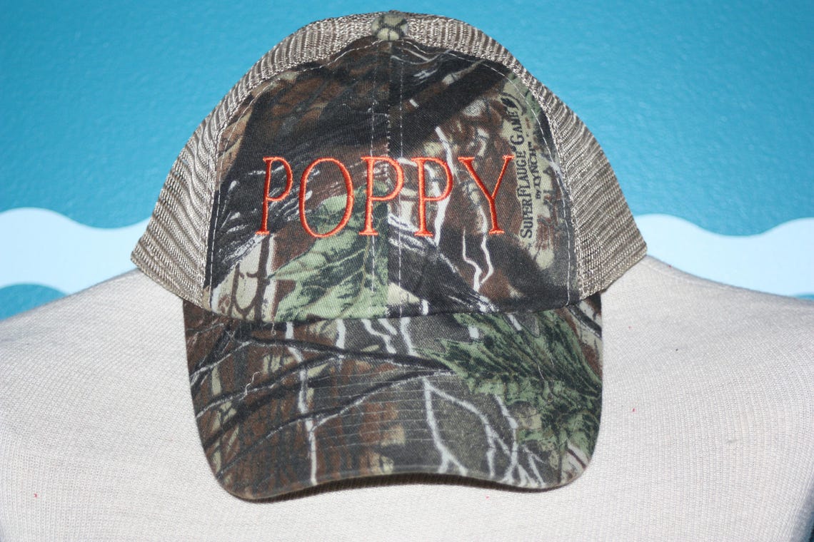 Poppy Baseball Hat Gift for Poppy Baby Announcement Gift | Etsy