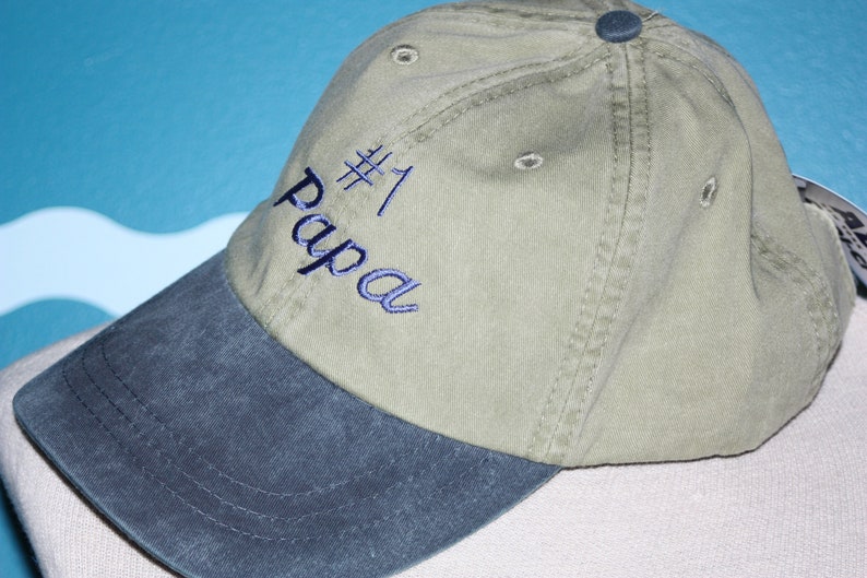 Papa Baseball Hat - Gift for Papa - Baby Announcement Gift - Grandpa ...