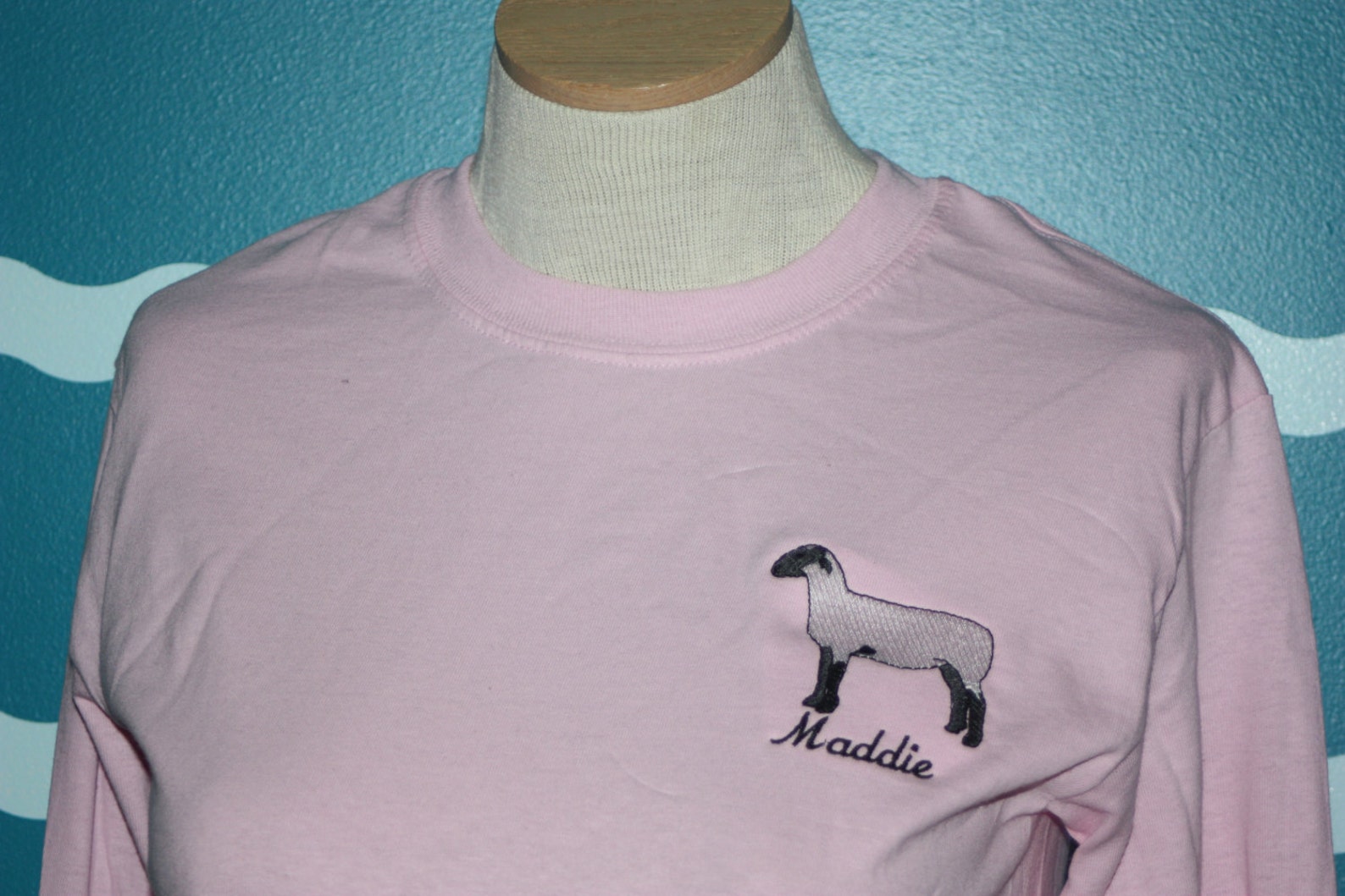 Lamb Shirt Custom Embroidered T Shirt Farm Wear Shirt - Etsy