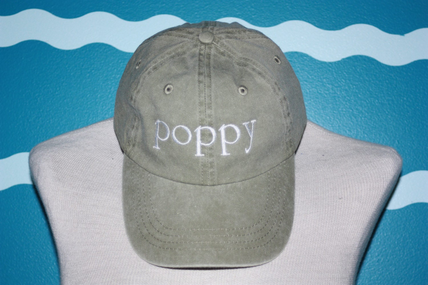Embroidered Poppy Hat - Custom Poppy Baseball Cap - Embroidered ...