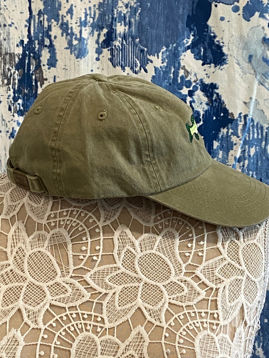 Embroidered Fish Baseball Cap - Custom Embroidered Ball Cap - Fishing ...