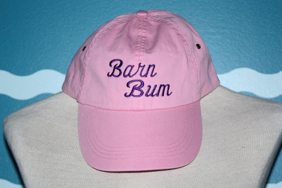 Barn Bum Baseball Cap - Youth Girl's Ball Cap - Custom Barn Hat for ...