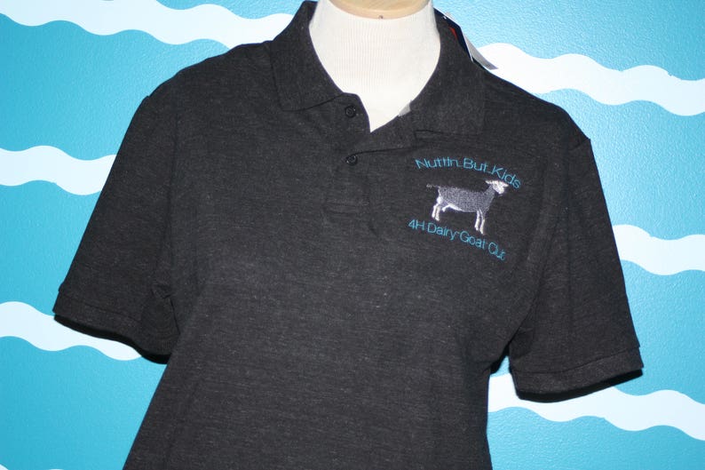 Livestock Polo Custom Polo Shirt Dairy Goat Polo Shirt | Etsy