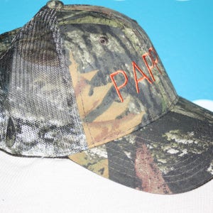 Pappy Baseball Cap Custom Camo Ball Cap Custom Gift Gift | Etsy