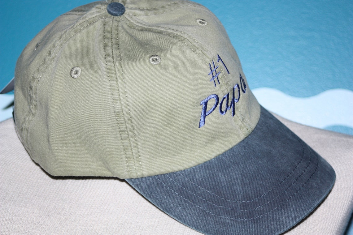 Papa Baseball Hat - Gift for Papa - Baby Announcement Gift - Grandpa ...
