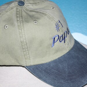 Papa Baseball Hat - Gift for Papa - Baby Announcement Gift - Grandpa ...