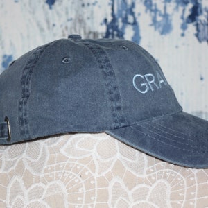 Embroidered Grandad Hat - Custom Grandad Baseball Cap - Embroidered ...