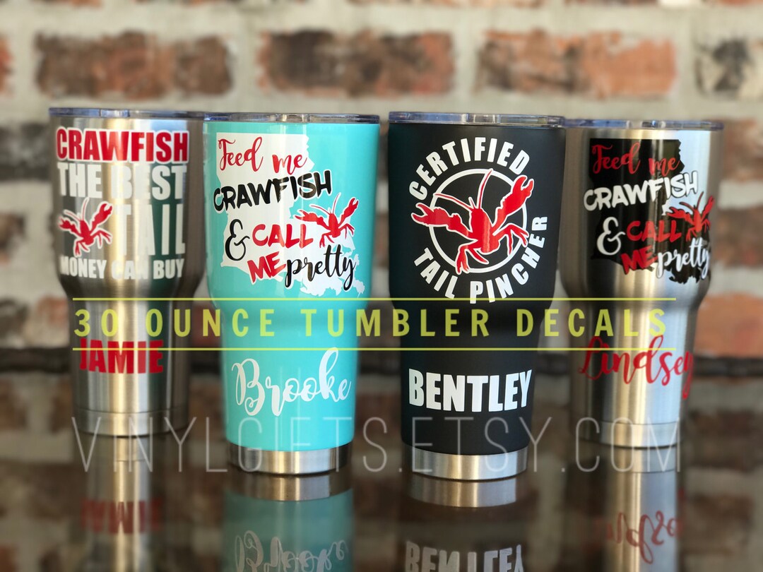 Crawfish Boil DECAL / Crawfish Boil Cup Decak / Louisiana Crawfish Decal / Cajun Gift Idea - Etsy