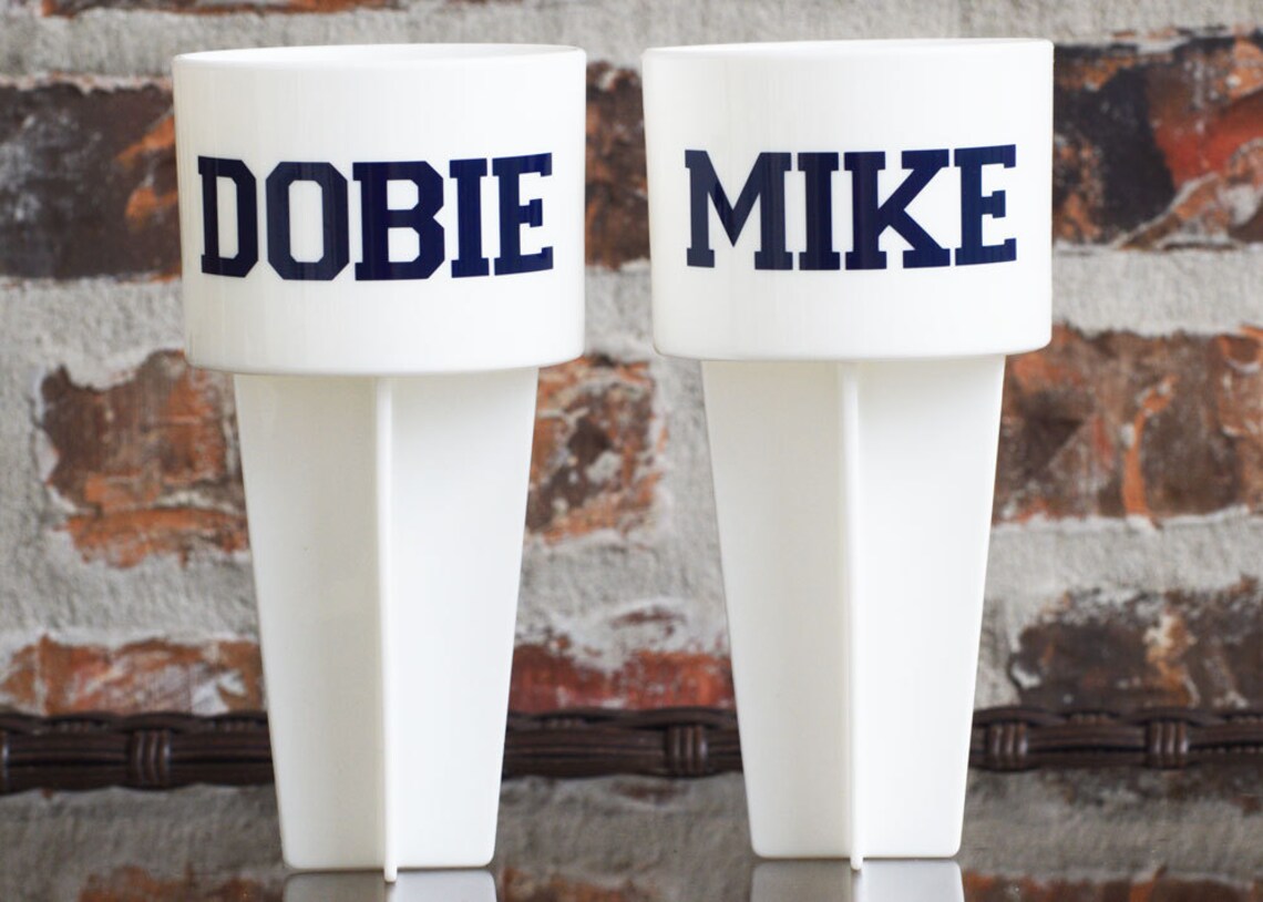 Men's Varsity Style Beach Spike Cup Holder - Etsy