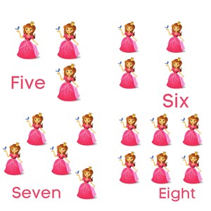 Princess Flashcards, Preschool Flashcards, Flashcards for Toddlers ...