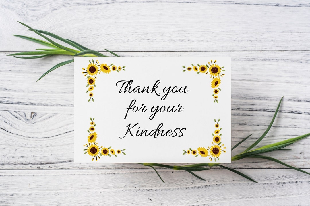 Thank You Printable, Thank You Digital File, Thank You Print, Thank You ...