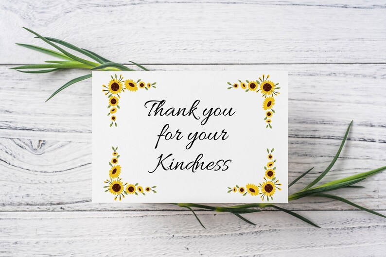 Thank You Printable, Thank You Digital File, Thank You Print, Thank You ...