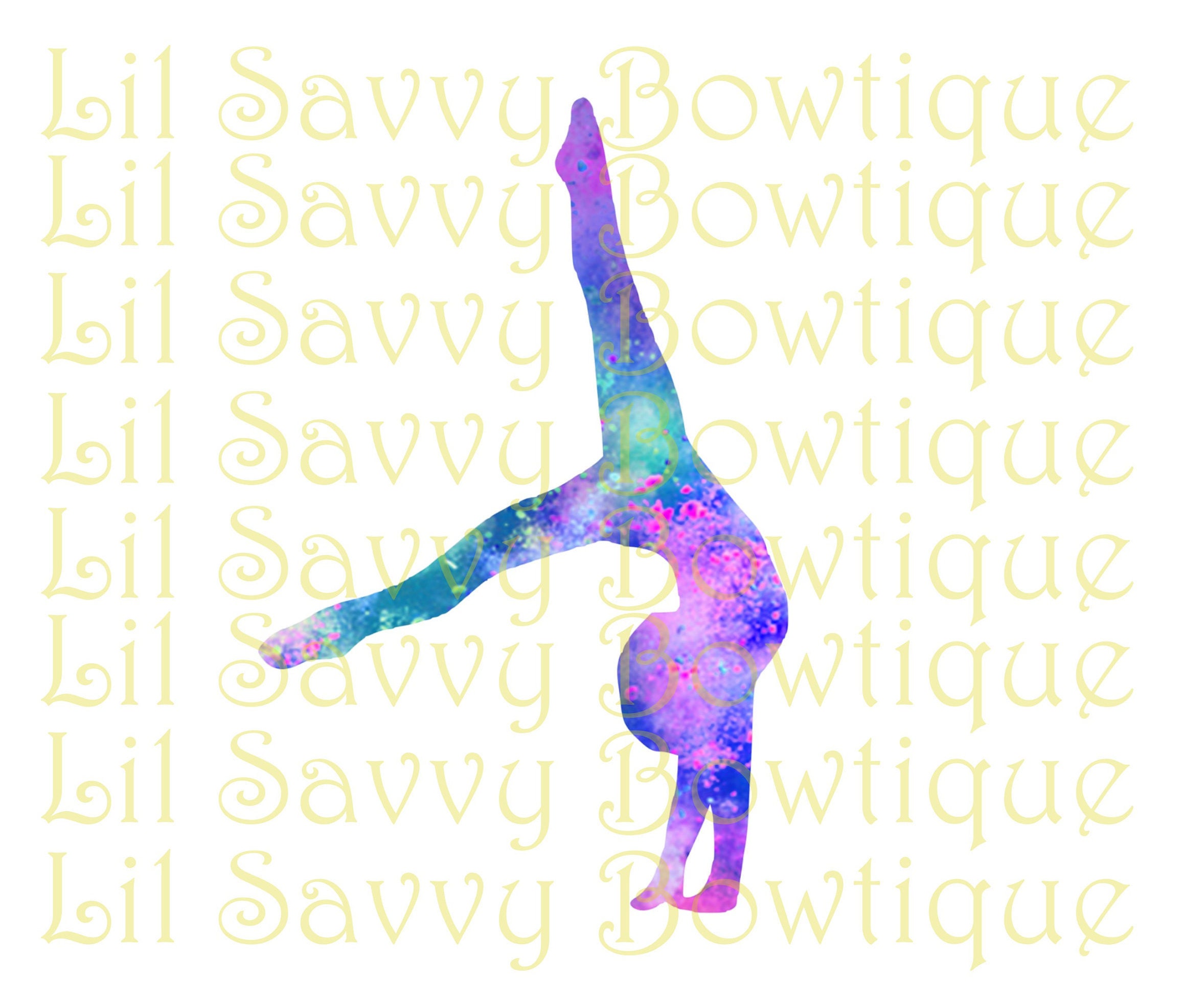 Gymnastics Png Colorful Gymnastics Png Gymnasts Png | Etsy