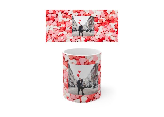 Coffee Mug Template Valentine's Day Coffee Mug Template | Etsy