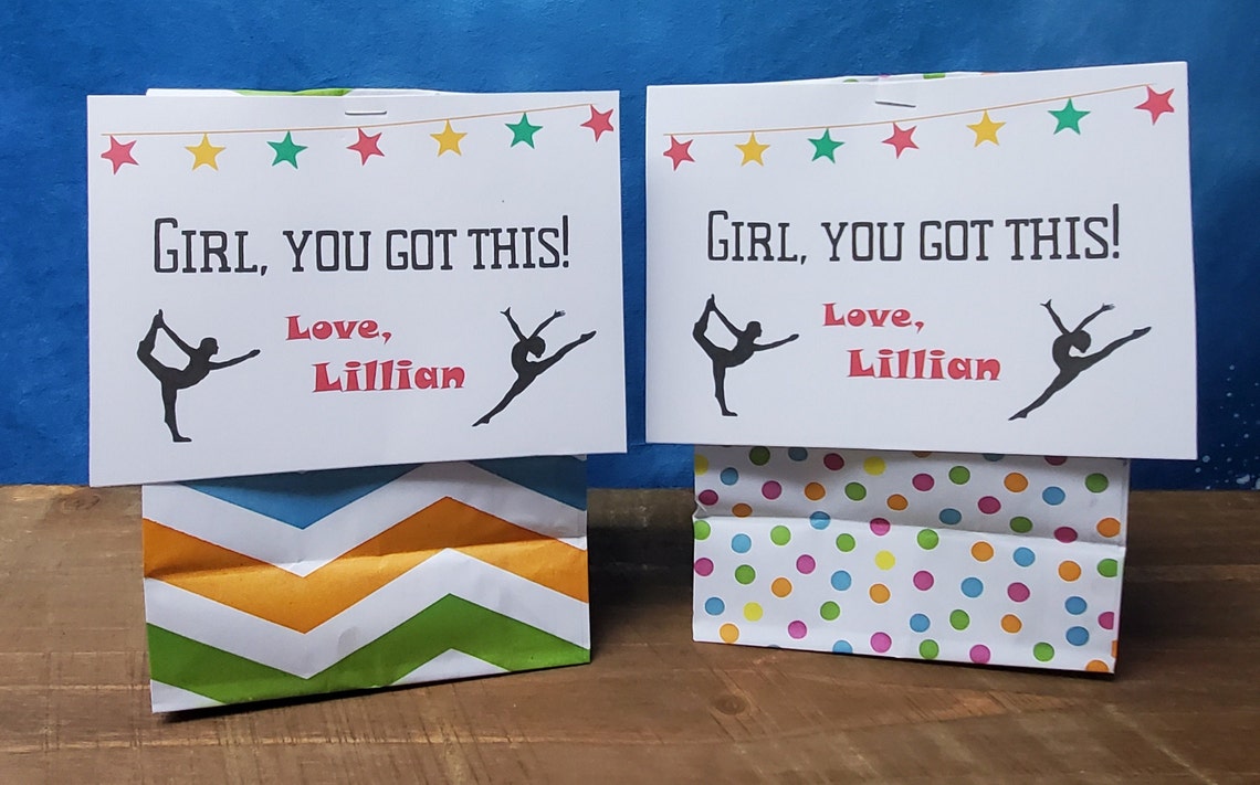 Gymnastics Card, Gymnast Card, Motivational Card, Gymnastics Printable ...