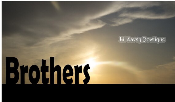 Brothers Silhouette Digital Background Silhouette Background | Etsy