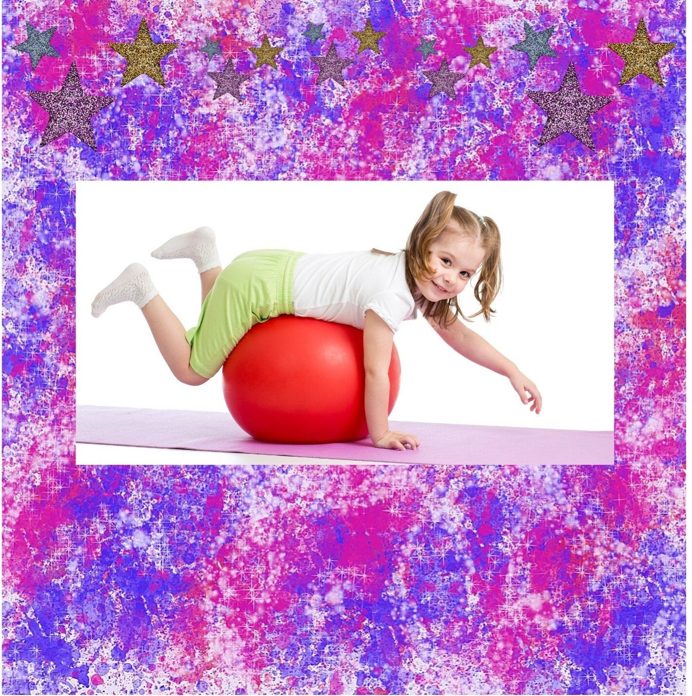 Gymnastics Png, Gymnastics Digital Frame, Gymnastics Photo Frame ...