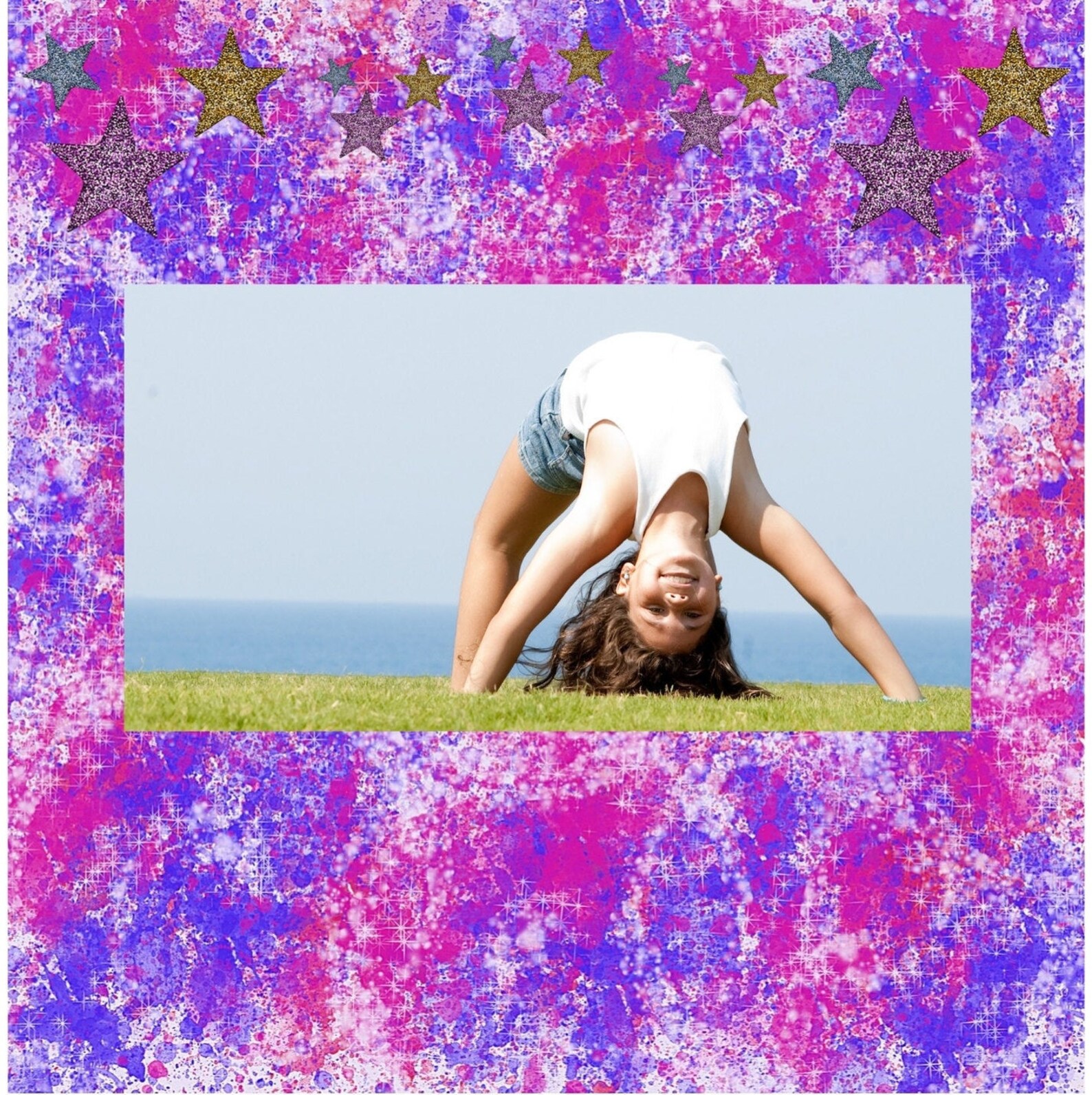 Gymnastics Png, Gymnastics Digital Frame, Gymnastics Photo Frame ...