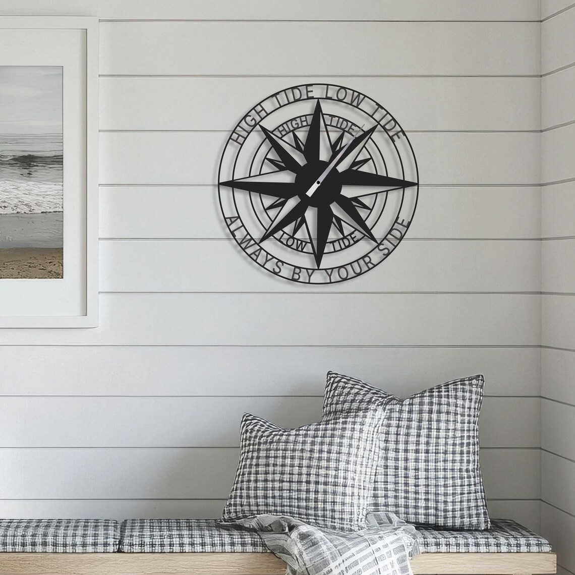 NEW Larger Version Coming Soon!tide Clock /compass Rose / "by Your Side ...