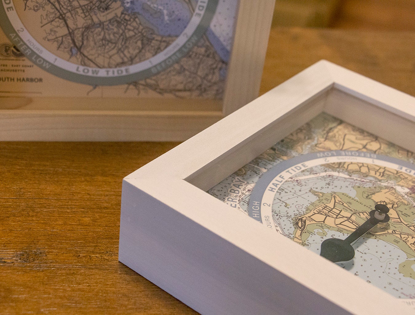 Custom Tide Clock, Nautical Chart, for Any Coast, Hang or Stand, Tide ...