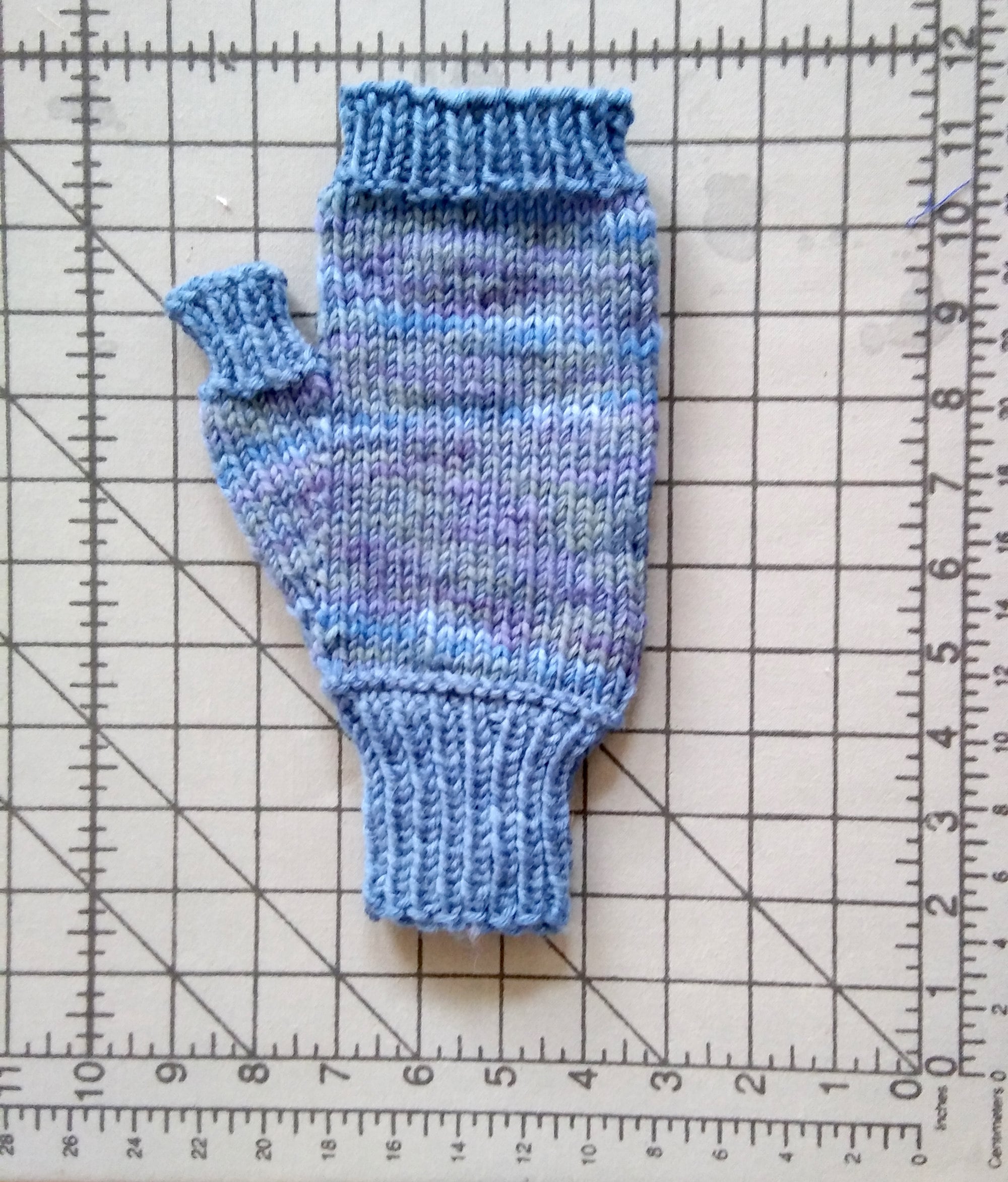 silky gray half mittens