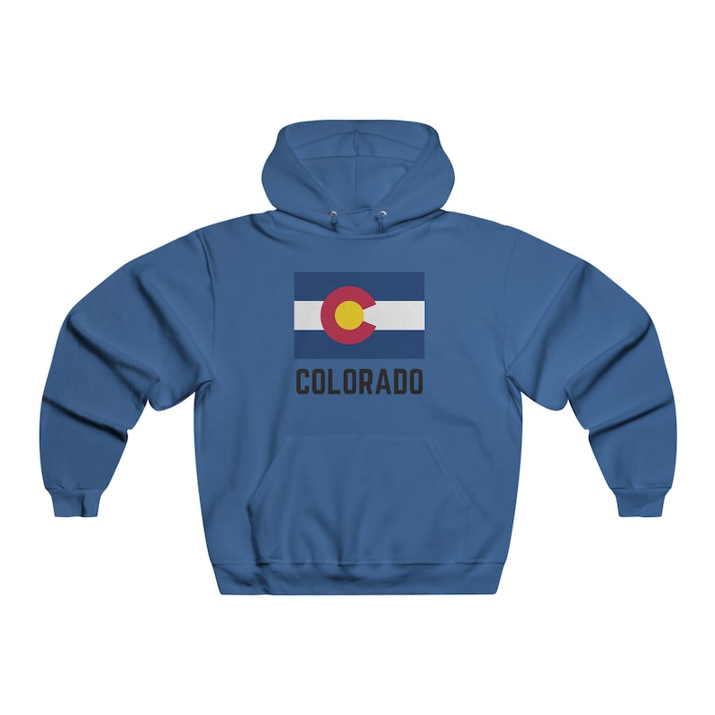 Colorado State Flag - Unisex Hooded Sweatshirt - Gift for Men, Women ...