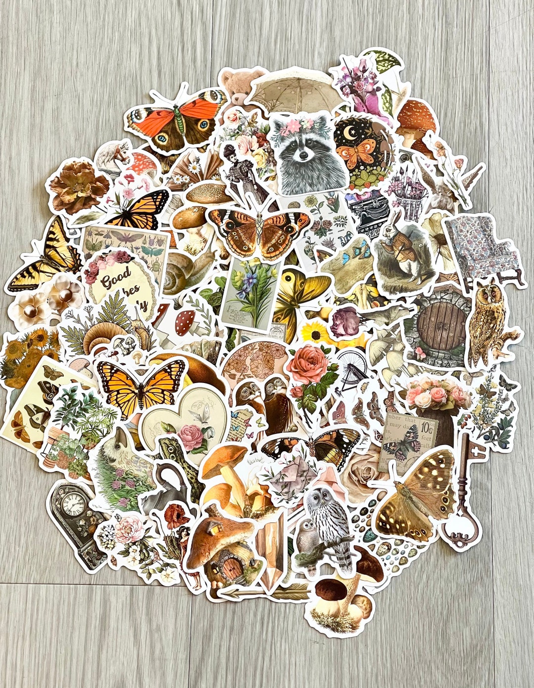 Random Vinyl Stickers, Mystery Sticker Packs, Vintage Aesthetic ...