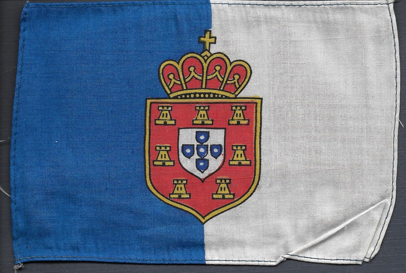 Flag-kingdom of Portugal, National Flag and Ensign 1830 to 1910 4" X 6 ...