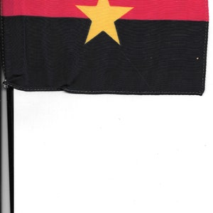 Angola – MPLA Flag - Movimento Popular Da Libertação De Angola - 4" X 6 ...