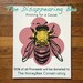 The Disappearing Bee Art Print Help Save the Bees Art for a Great Cause ...