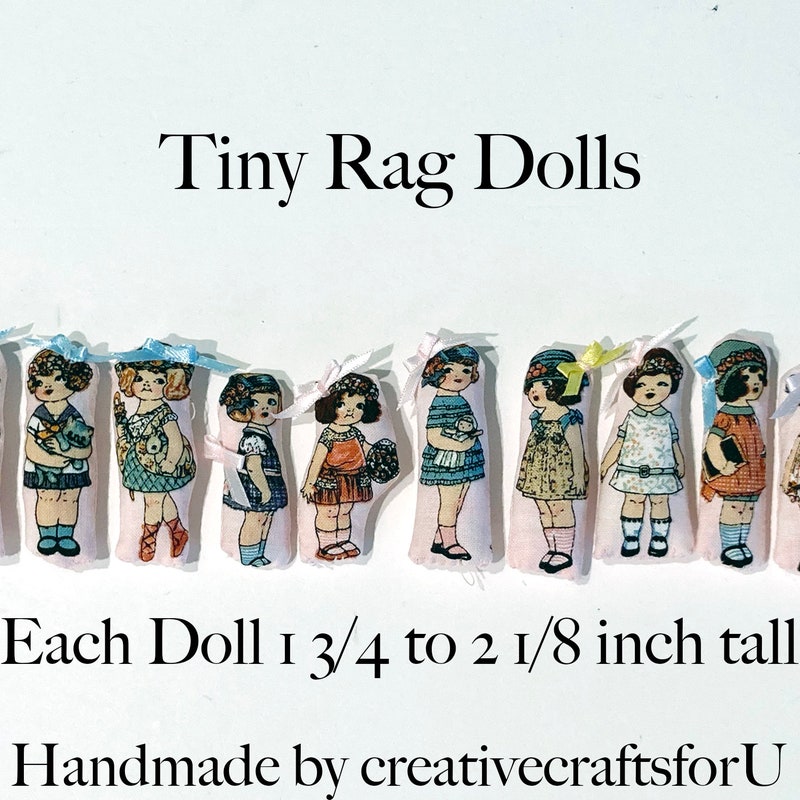 Tiny Rag Doll Pattern - Etsy