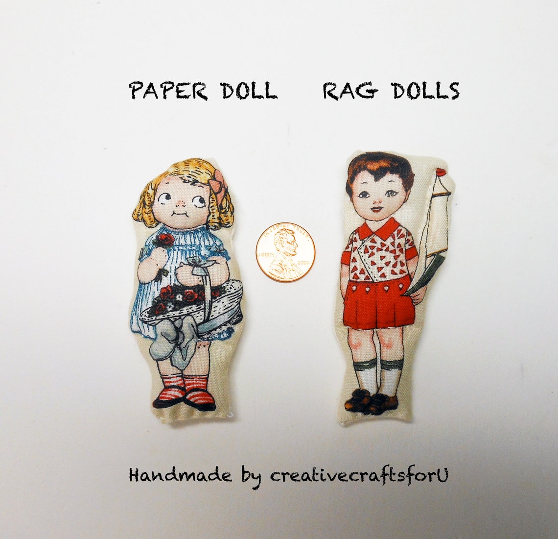 Dollhouse Rag Dolls 3 Rag Doll Tiny Rag Dolls Hand - Etsy