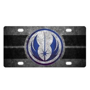 Jedi Yoda Star Wars Retro, Metal License Plate for Car - Etsy