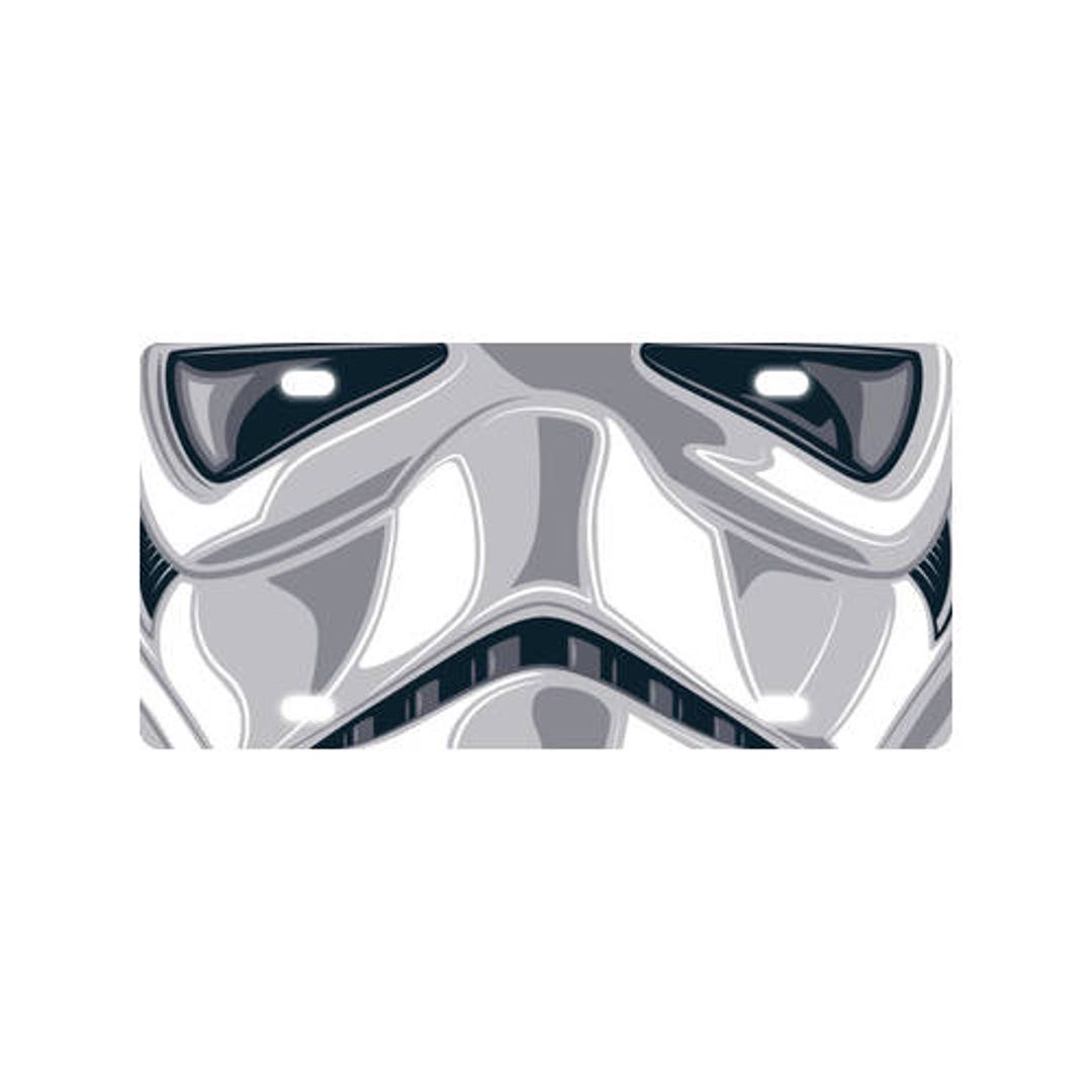 Stormtrooper Metal License Plate for Car Yoda Jedi Star - Etsy
