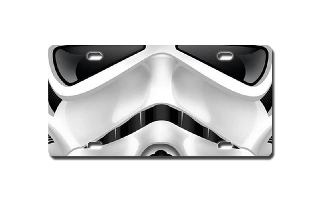 Stormtrooper Yoda Jedi Metal License Plate for Car | Etsy