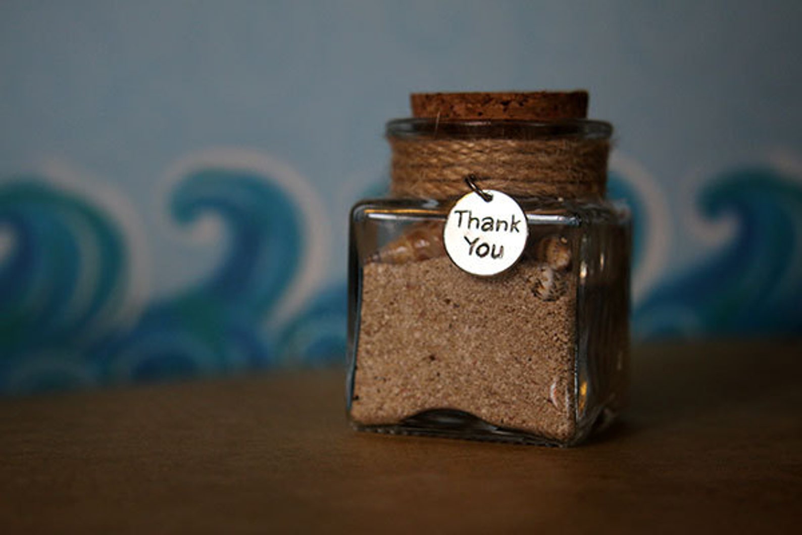 Thank You Sand Jar Wedding Favor - Etsy