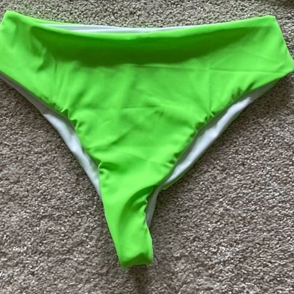 Neon Green Bathing Suit - Etsy