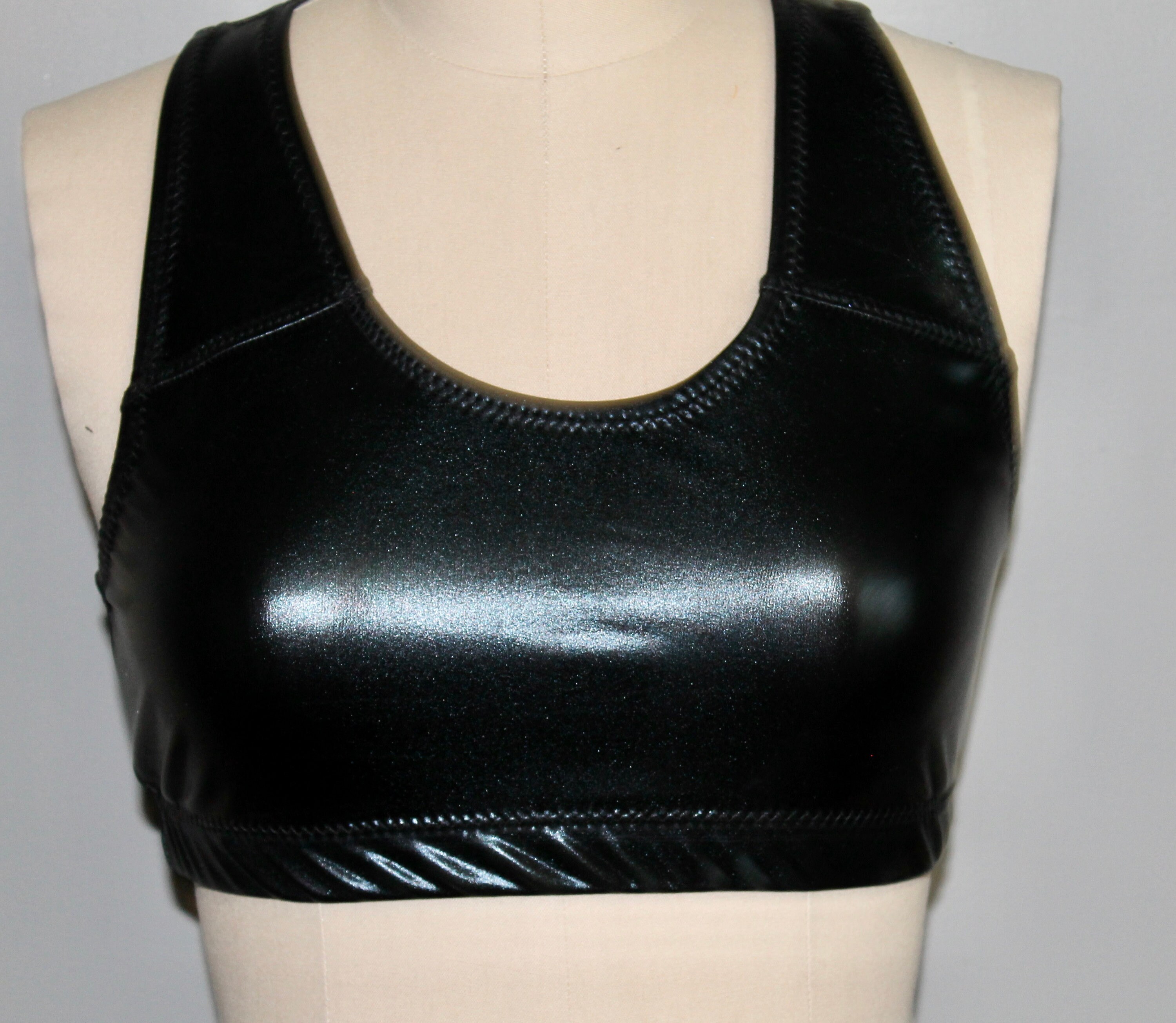 Sports Bra Gold Metallic | Etsy