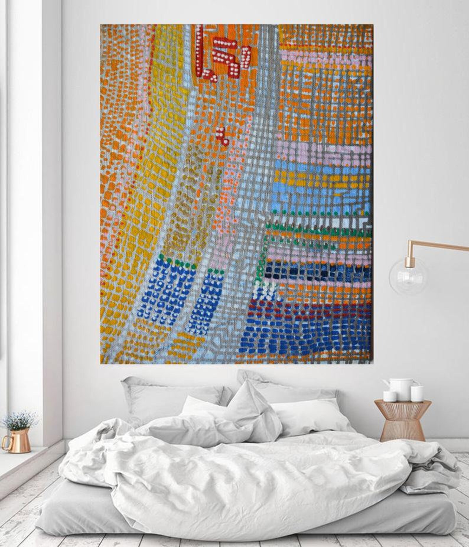 Custom Order Anna Wunderlich-2 LARGE Multi-colored 24x36 Thick Edge ...