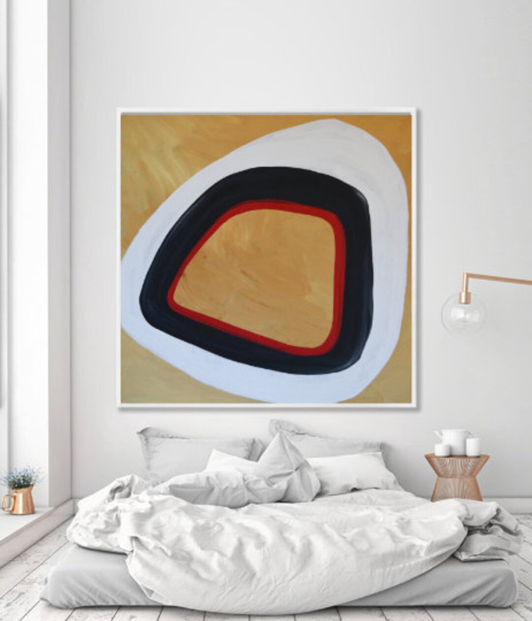 New 36"x36" Canvas Painting Minimal Wall Art, Modern Home Decor ...