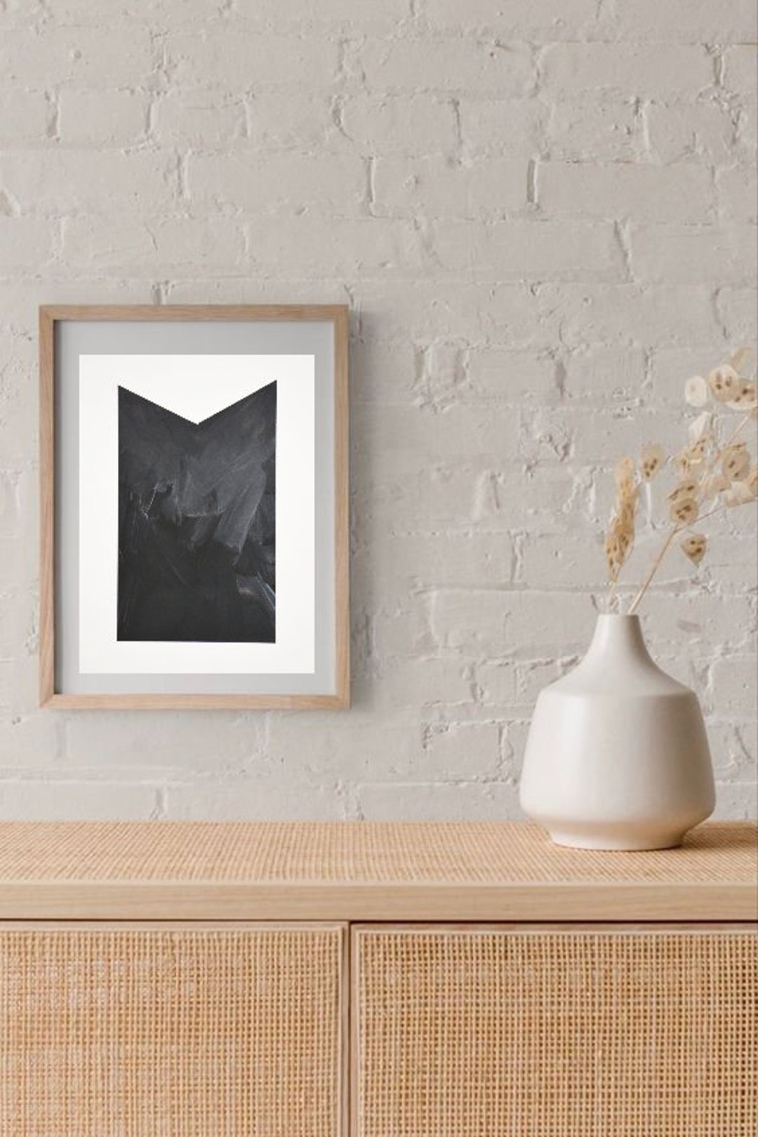 New Black & White Hatted Men Painting Large 24x36, 36x48 Original ...