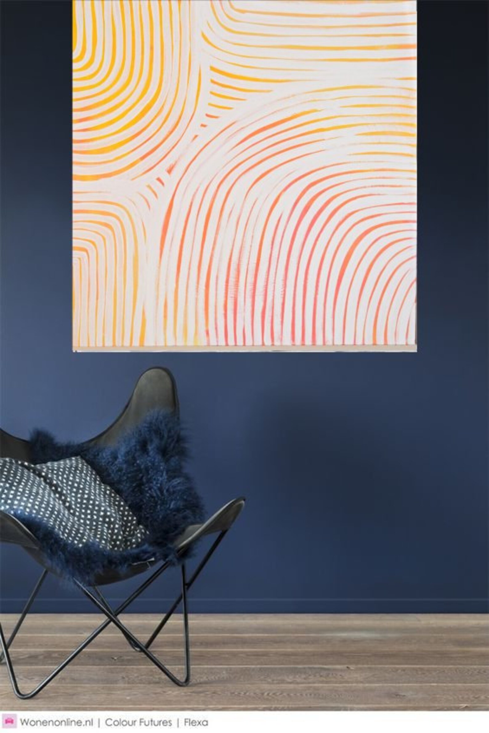 Sale-30" X 30" Square Gallery Block Style Canvas Abstract Minimalist ...
