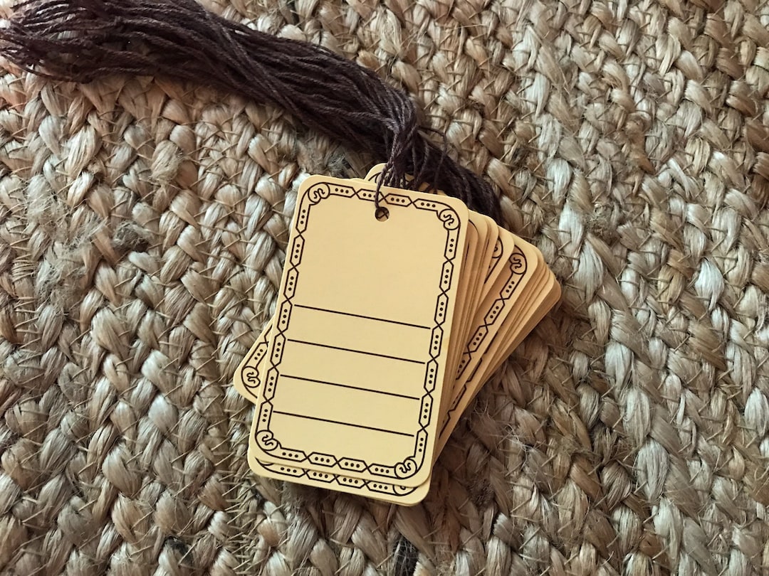 Garment Tags Set of 20 Utility Tags Merchandise Tags Boutique Tags ...